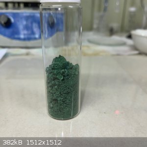 Sciencemadness Discussion Board - Report on making chromium chloride ...